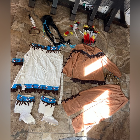 Other | Halloween Costume Native American Indian Male And Female Set ...